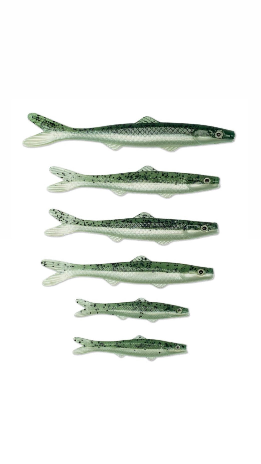 Forage Green Minnows – Banjo Minnow